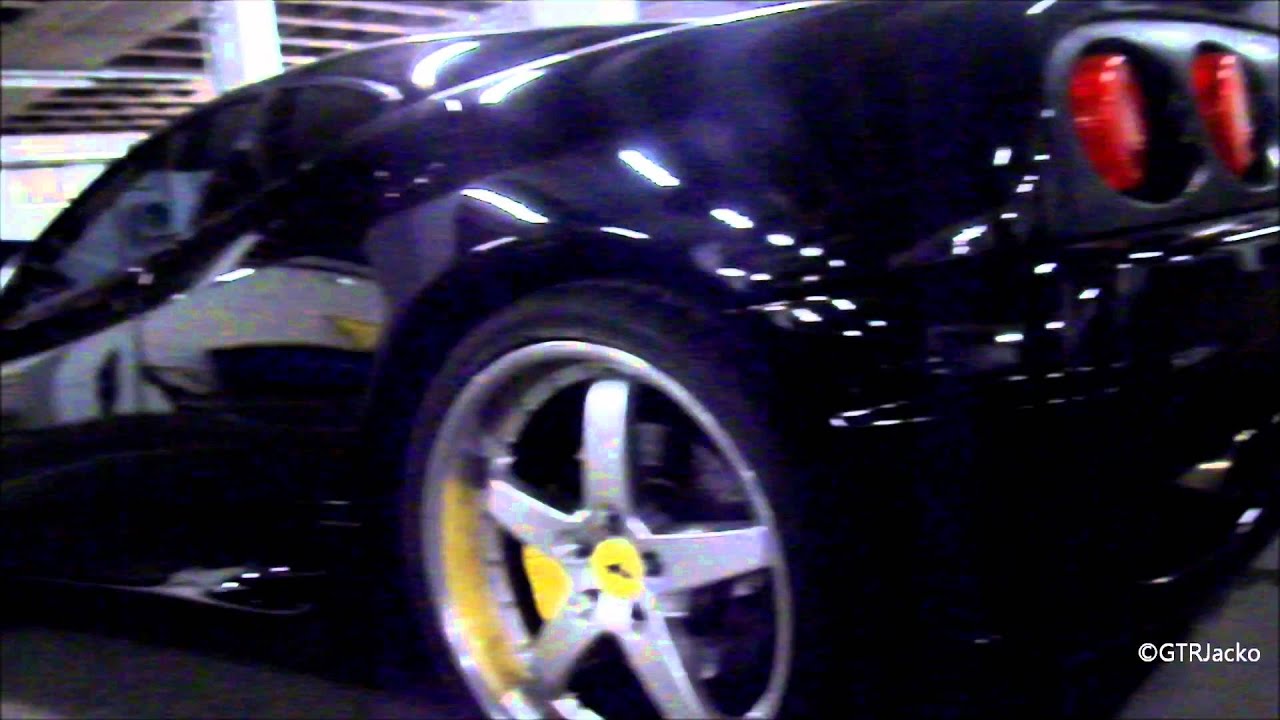 Black Ferrari 360 Modena - Walkaround, Scenes, Pictures - YouTube