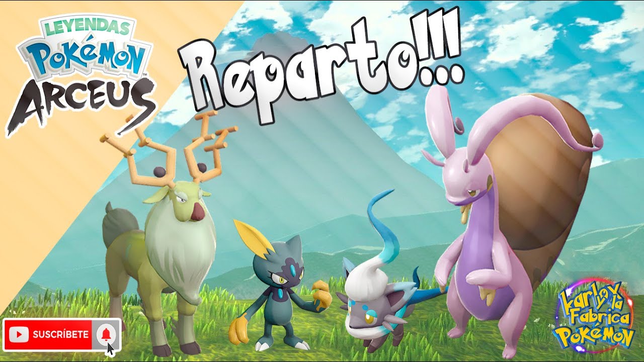 Reparto "Alpha Shiny " Wyrdeer - Goodra - Sneasel y Zorua en Leyendas ...