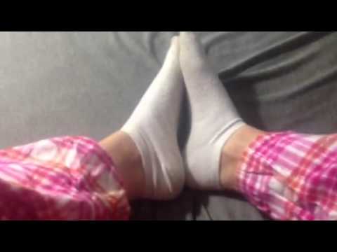 Dirty all white sonoma socks