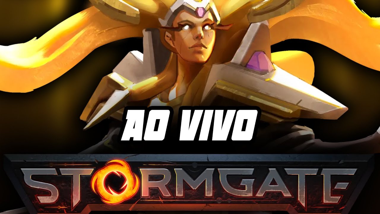 STORMGATE: GAMEPLAY EXCLUSIVO AO VIVO! Testando a terceira facção ...