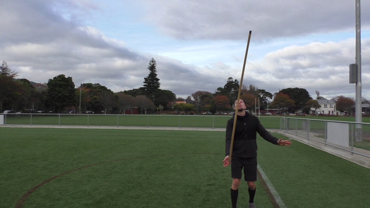 Stick balance finger switch - YouTube
