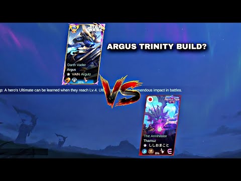 ARGUS VS THAMUZ FULL BUILD? TRINITY BUILD !