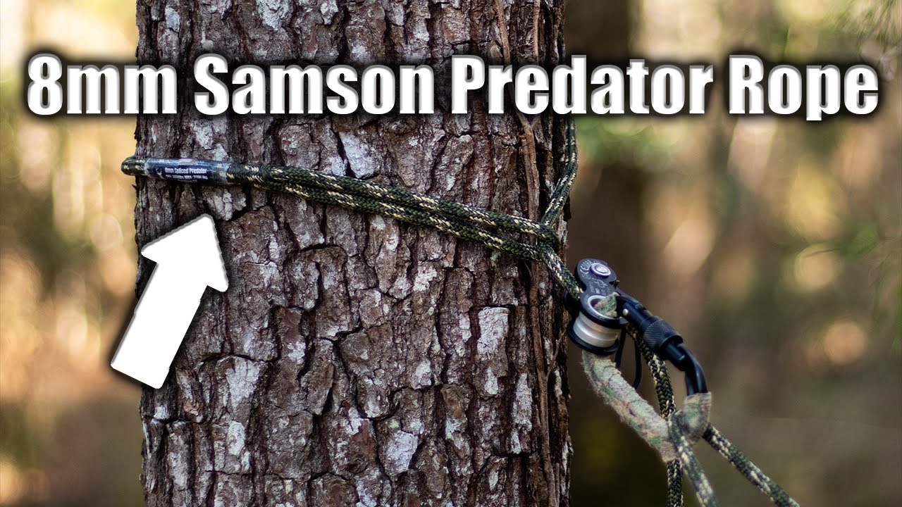 NEW 8mm Samson Predator™ Rope | THE MOST VERSATILE Saddle Hunting Rope ...
