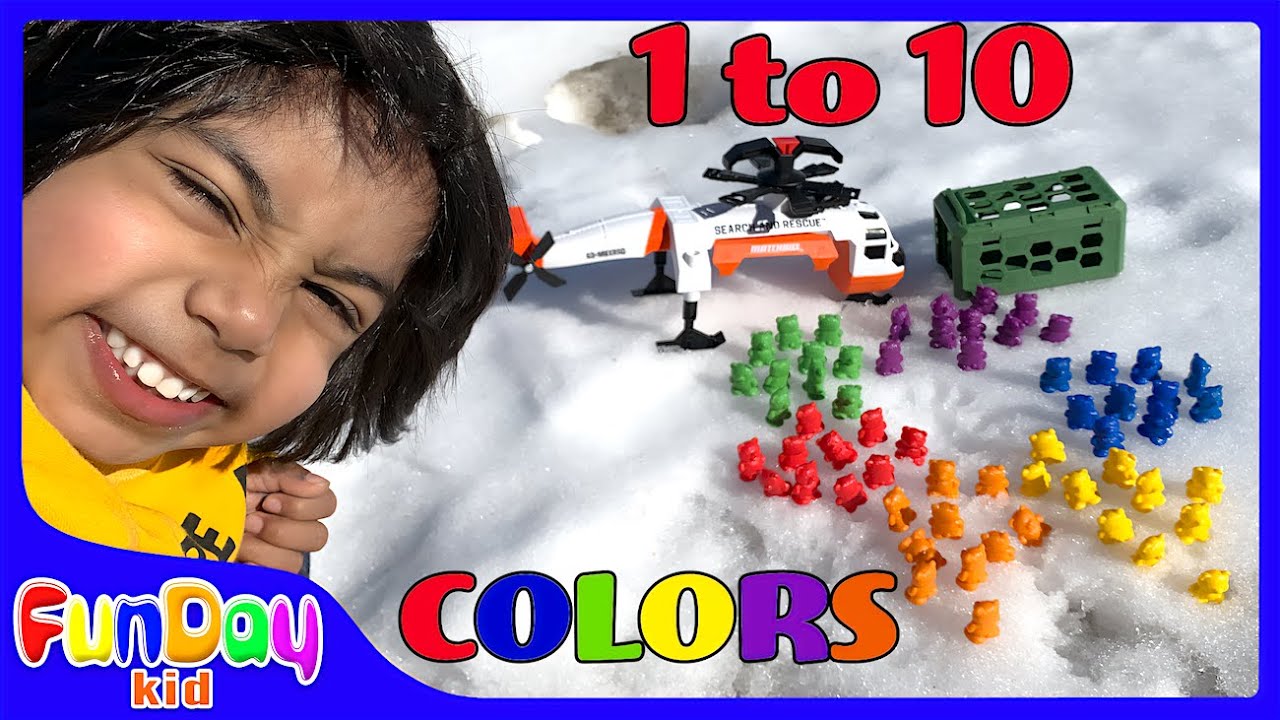 Learn Numbers & Colors | Learn To Count 1 to 10 with Apu -@FunDayKid ...