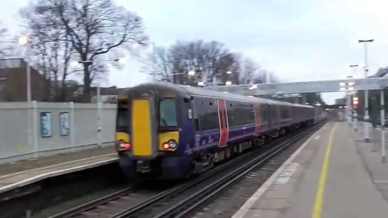Class 377 Thameslink Passing South Croydon (08/2/15) - YouTube