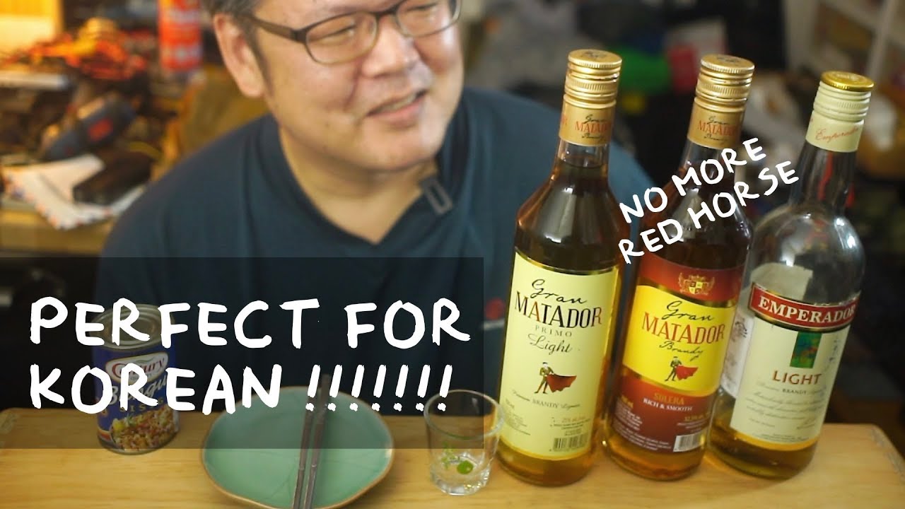 Korean Soju man tries Filipino GRAN MATADOR San Miguel | ZERO hangover ...