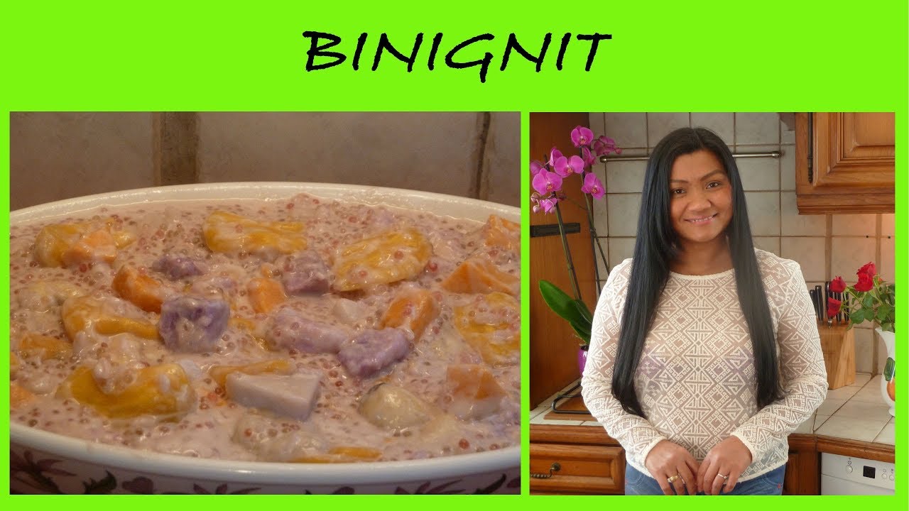 Binignit (Filipino Dessert) How to cook the best Binignit Recipe Bisaya ...