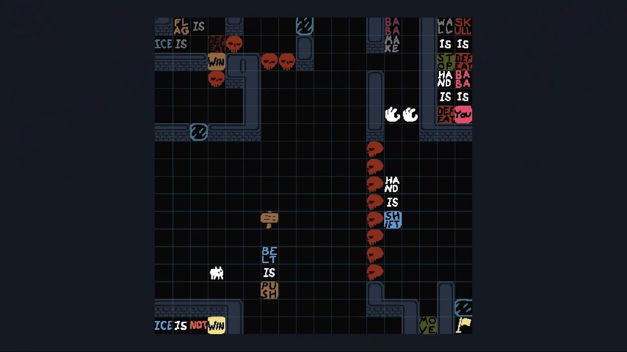 Explorers (Level 11) solution (Baba is You / Museum of Revisions) - YouTube