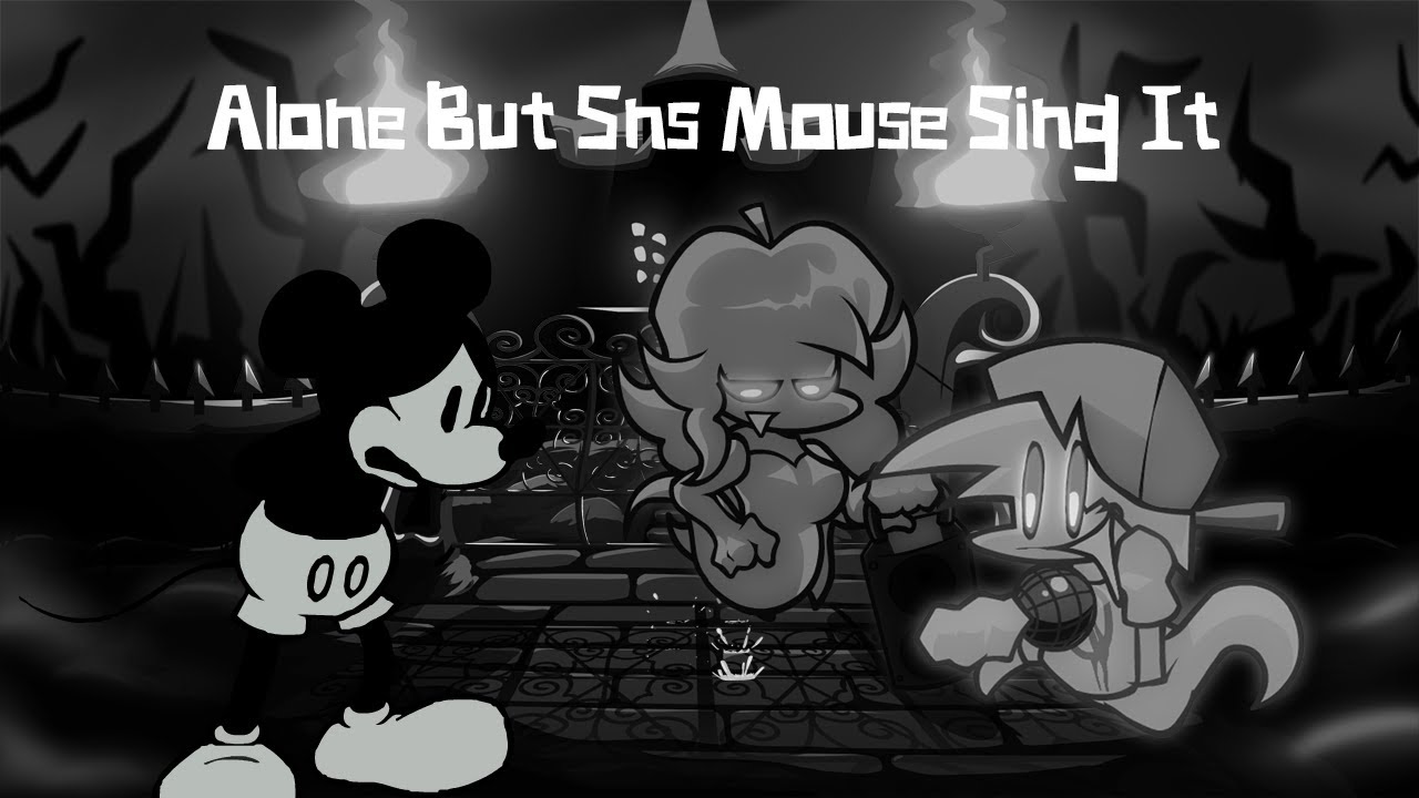 Alone V2 But SNS Mouse Sing It (Cover) FNF' Mario Madness V2 - YouTube