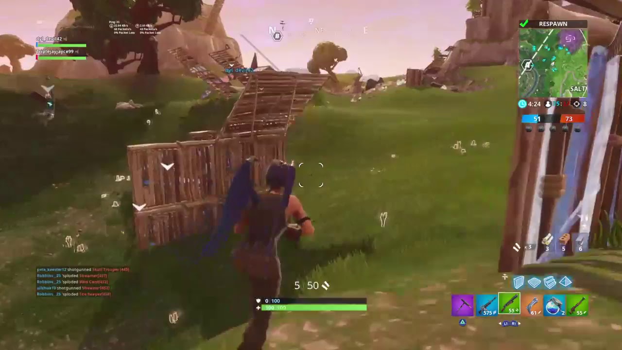 Fortnite builder pro grind with new binds easy 20 bombs - YouTube