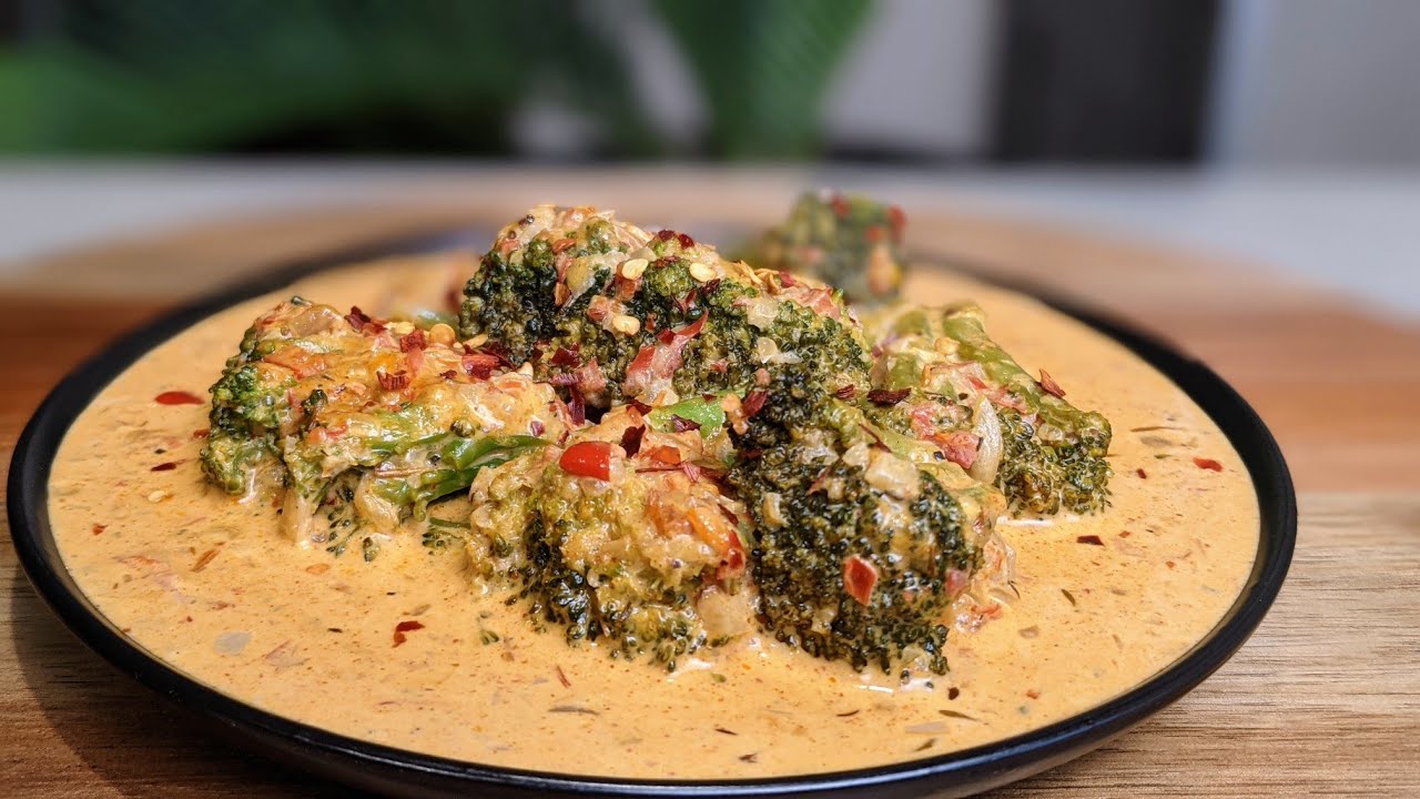 Creamy Chilli Broccoli recipe - YouTube