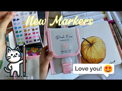 Yeni Marker Setim 🤭 Paperora 24’lü Marker Set İncelemesi ✨
