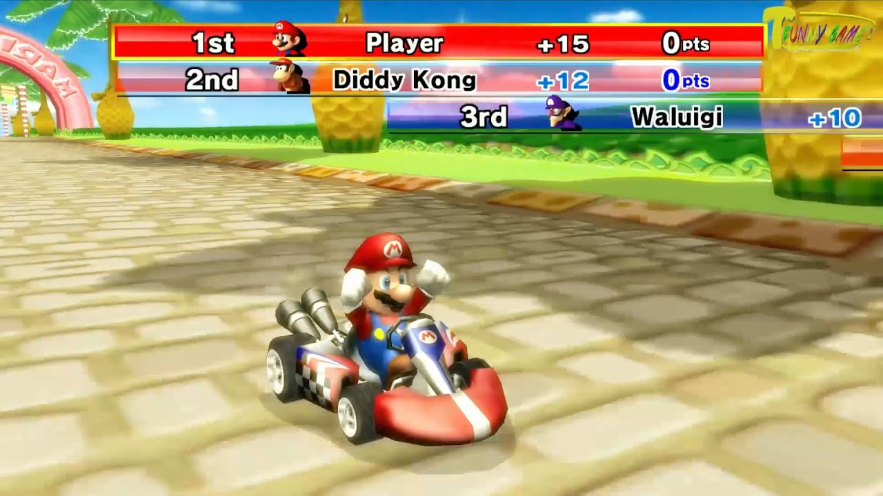 Mario No1 - Mirror Team VS Race, 8 Race (Video Full HD 60Fps) Mario ...