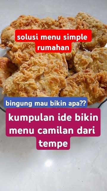 kumpulan menu rumahan simple dari bahan tempe #shortvideo #food #fyp ...