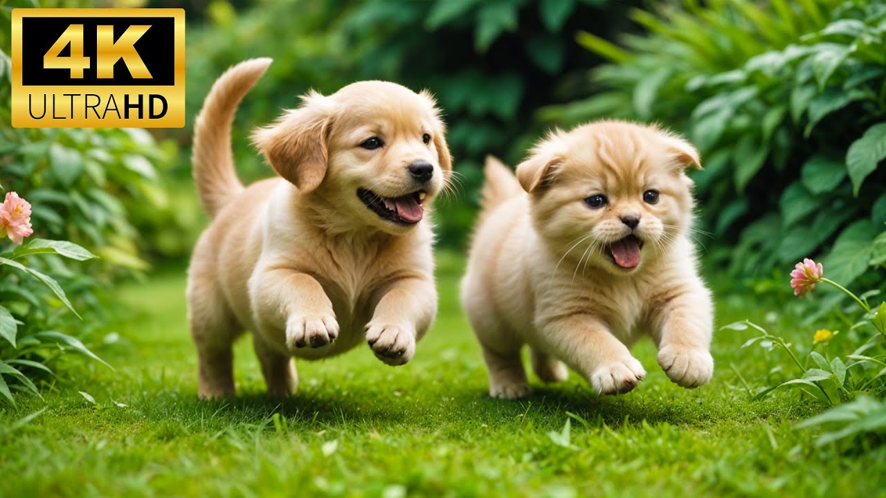 Animals World 4K - Relaxing Animals Film 🌿 with Soothing Music • 4K ...