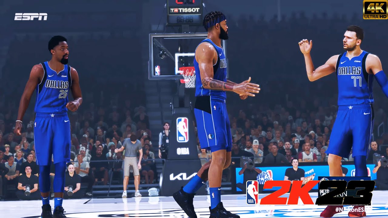 NBA 2K23 Gameplay Next Gen Graphics [4K60FPS] - Dallas @ Brooklyn - YouTube
