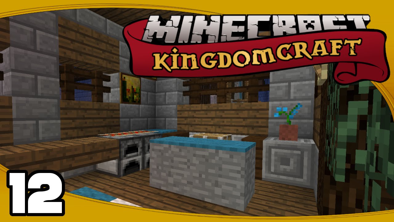Kingdomcraft SMP - Ep. 12: House Interior - YouTube