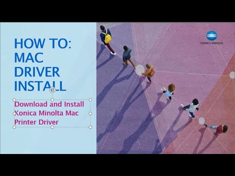 How to: Mac Printer driver installation for Konica Minolta - YouTube
