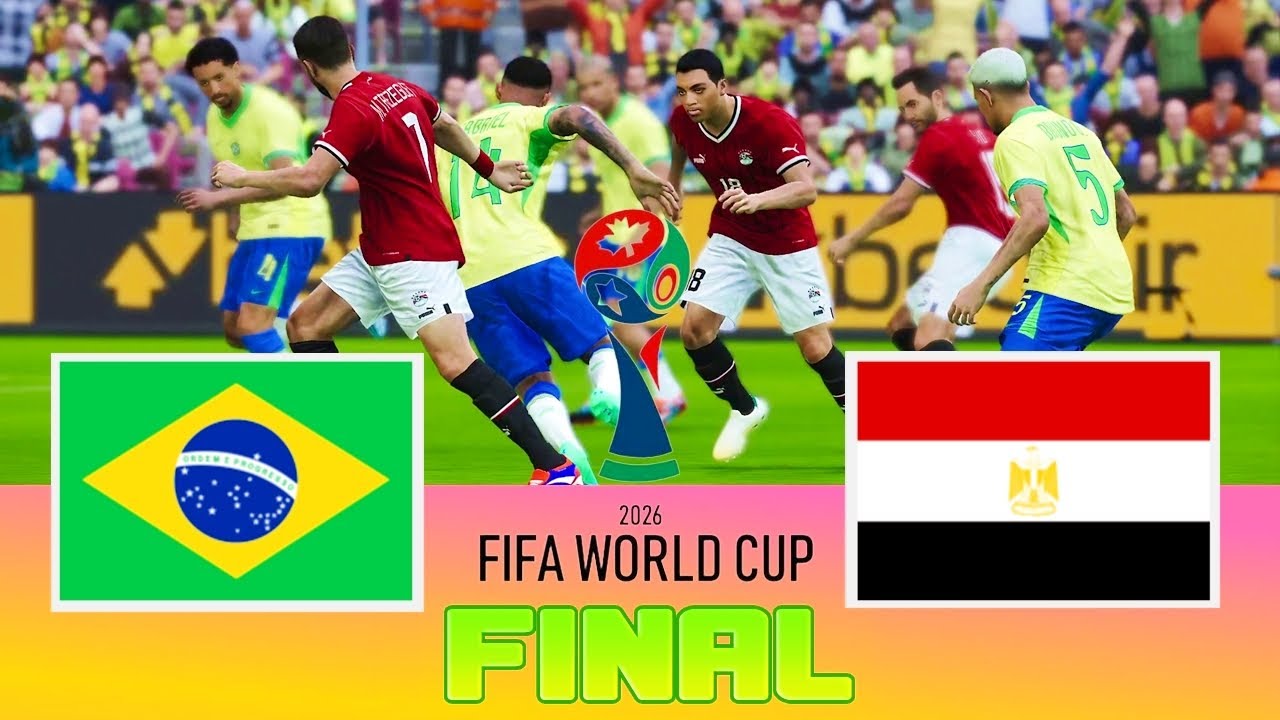BRAZIL vs EGYPT - Final FIFA World Cup 2026 | Full Match All Goals ...