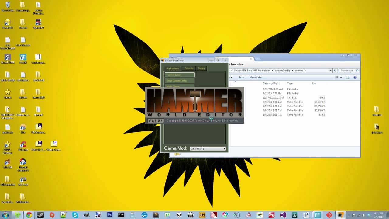 How to mount custom textures for Source Multi Tool - YouTube