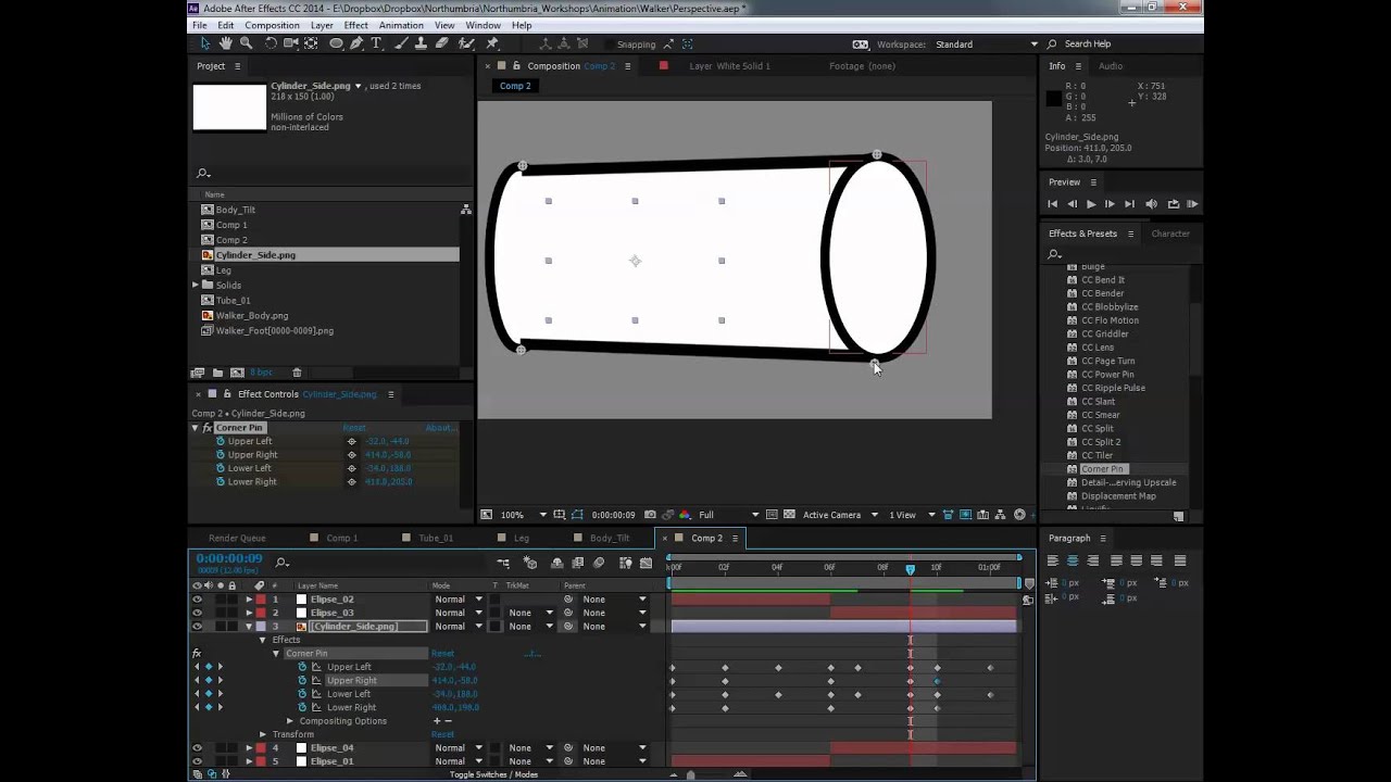 Animated Cylinder in After Effects - YouTube