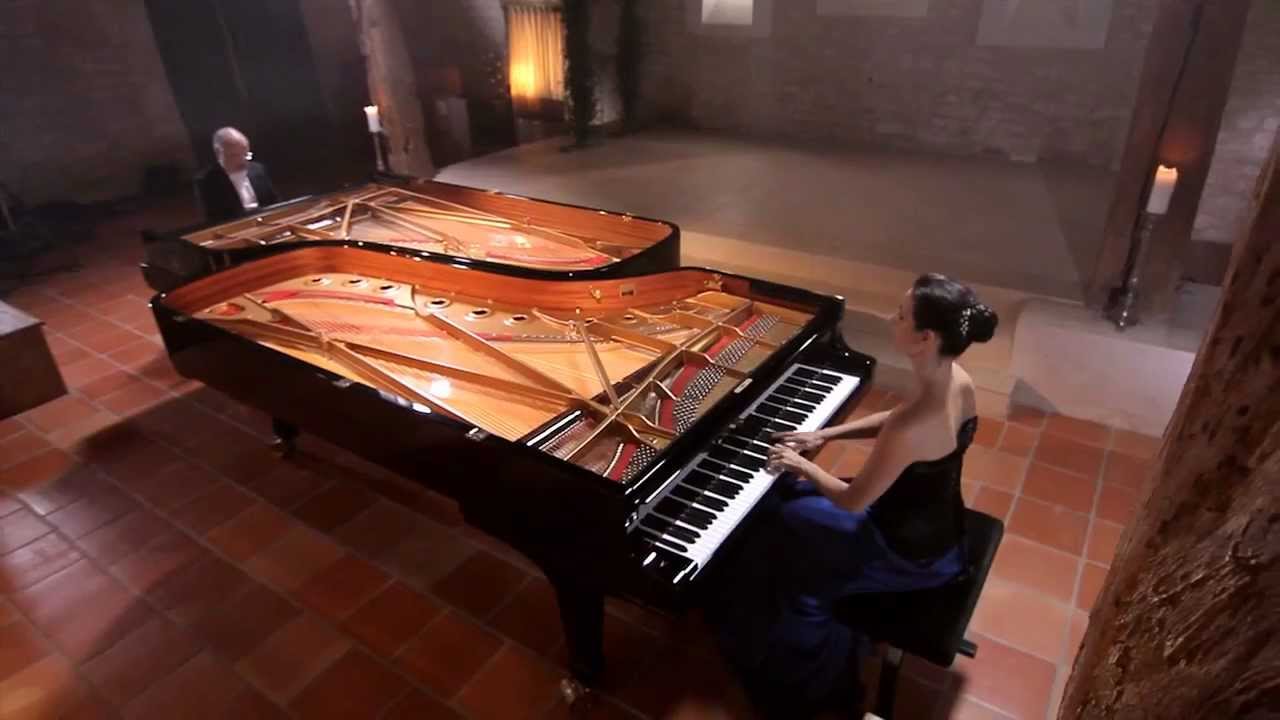 Cristina Casale & Emmanuel Ferrer-Laloë play Rachmaninoff Suite n.2 Op ...