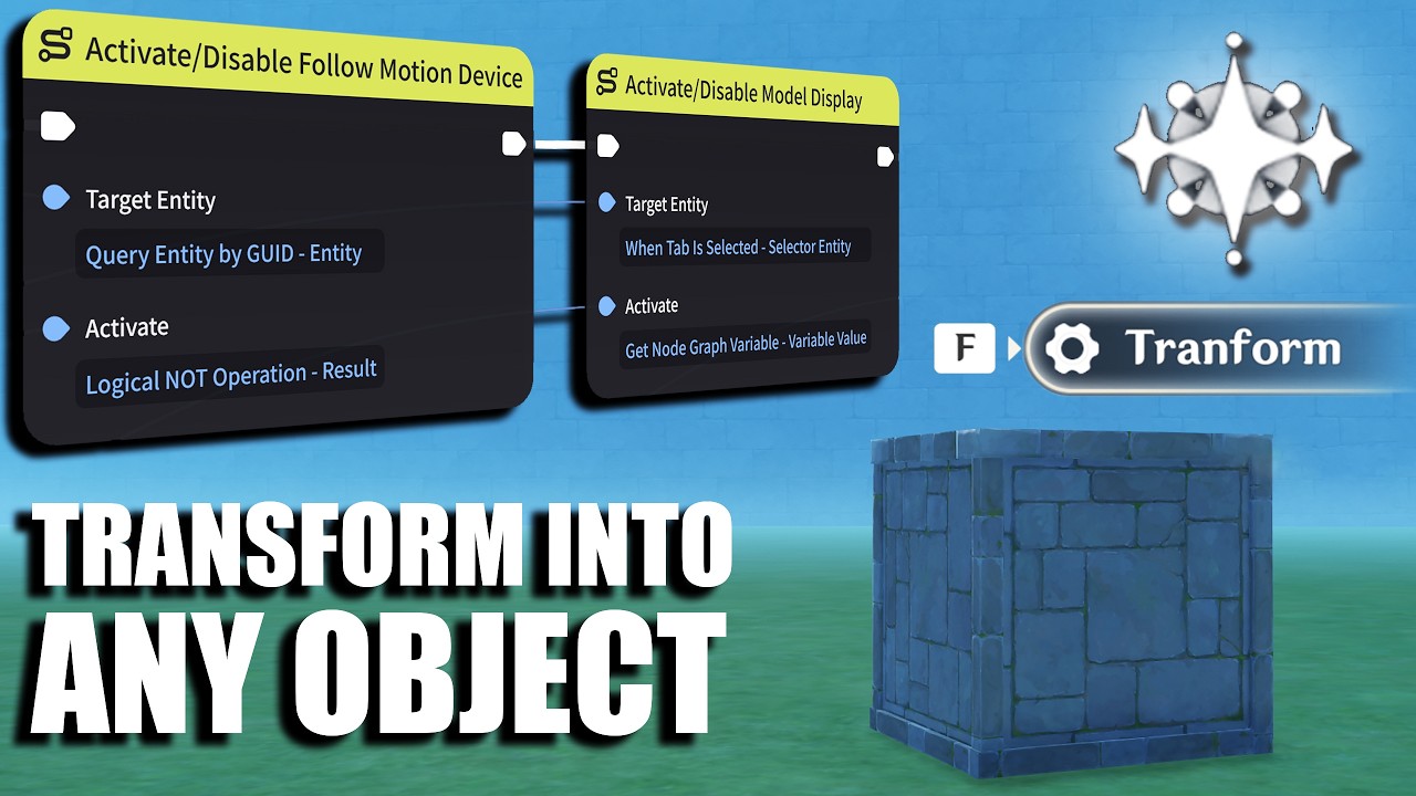 How to Transform into Objects using Follow Motion Device in Miliastra ...