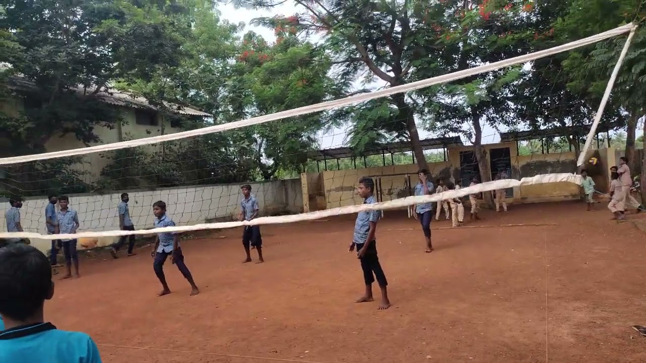 volleyball match and school - YouTube