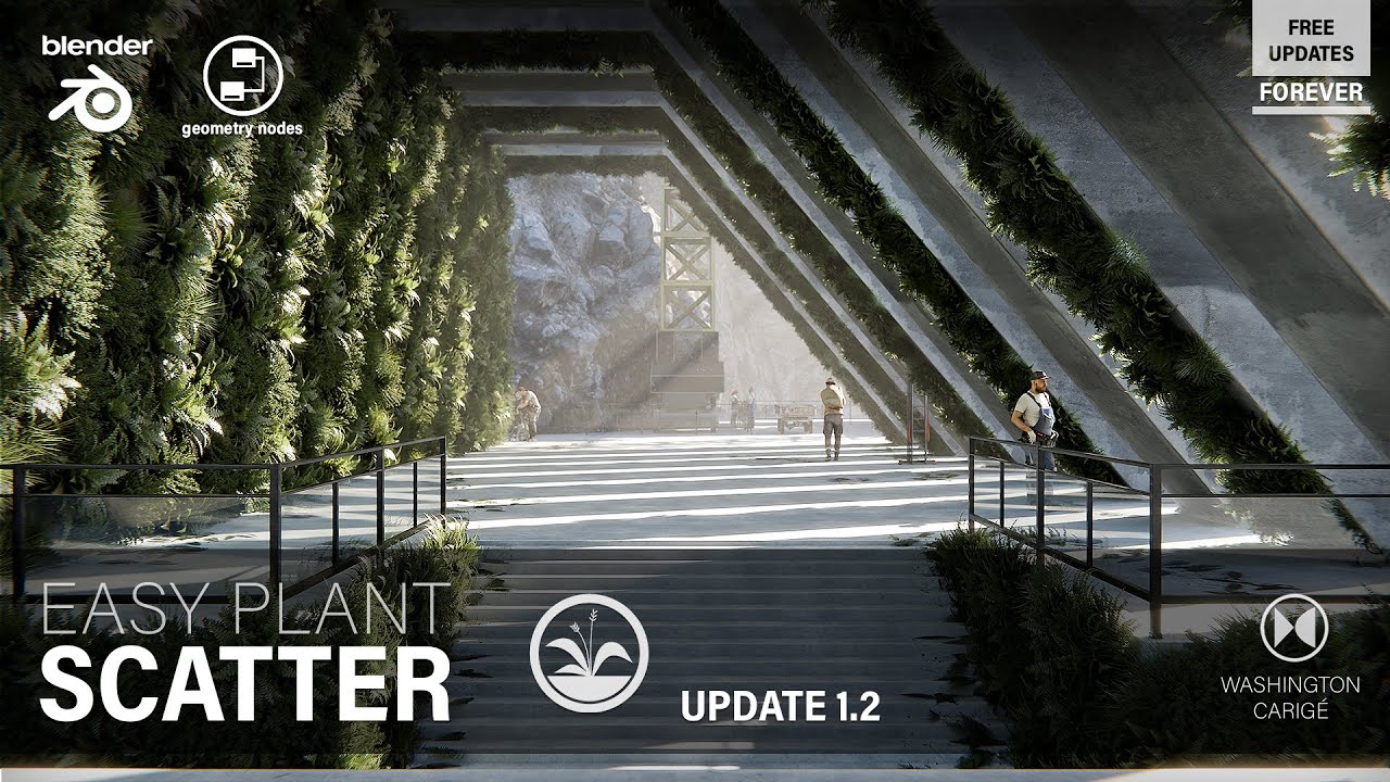 EASY PLANT SCATTER UPDATE 1.2 - YouTube