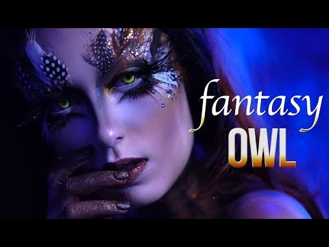 FANTASY OWL | HALLOWEEN MAKEUP TUTORIAL 2018 | Victoria Lyn - YouTube