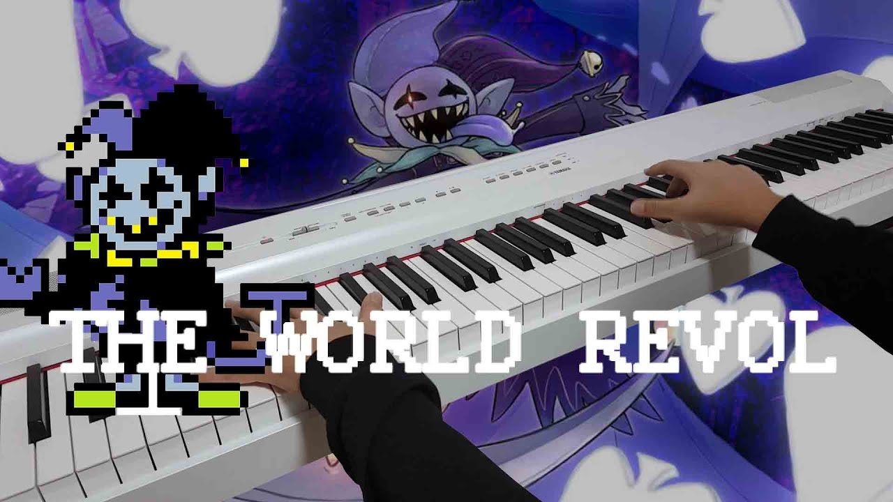 DELTARUNE - THE WORLD REVOLVING [Jevil's Theme] piano cover (델타룬 제빌 테마 ...