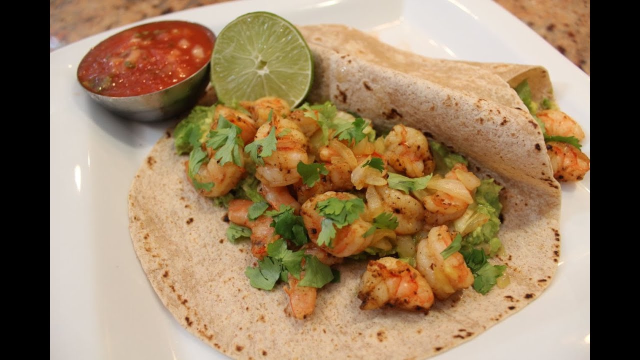 How to Make an Easy Shrimp Wrap | Shrimp Dinner Recipe - YouTube