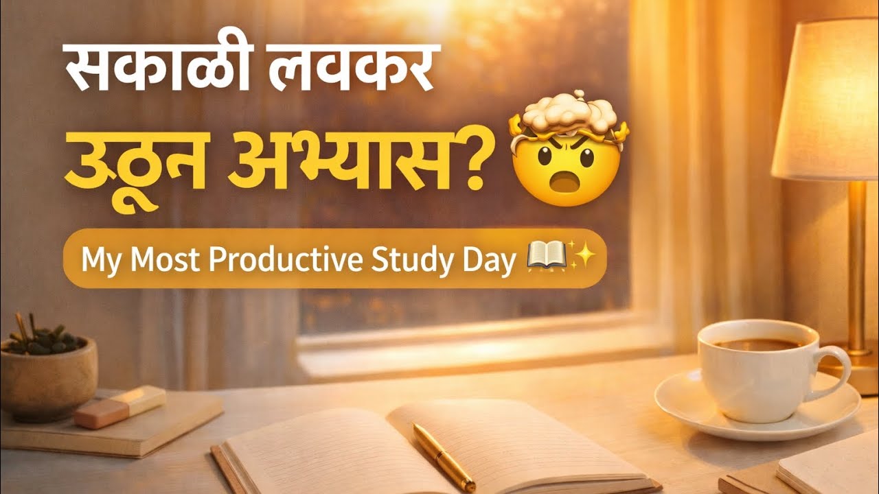 Early Morning Study Routine | My Most Productive Day | CA Inter Exam ...
