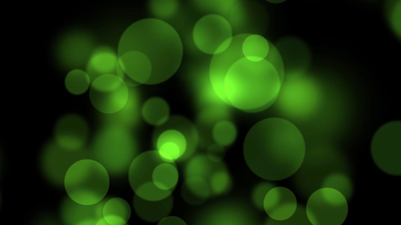 Green Particles Bokeh Effect |Background Animation Video Effects HD ...