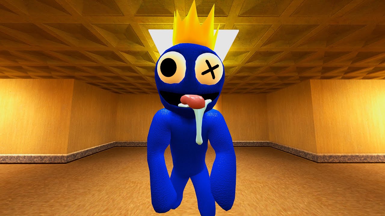 SCARY RAINBOW FRIENDS BLUE in backrooms! | Garry's Mod - YouTube