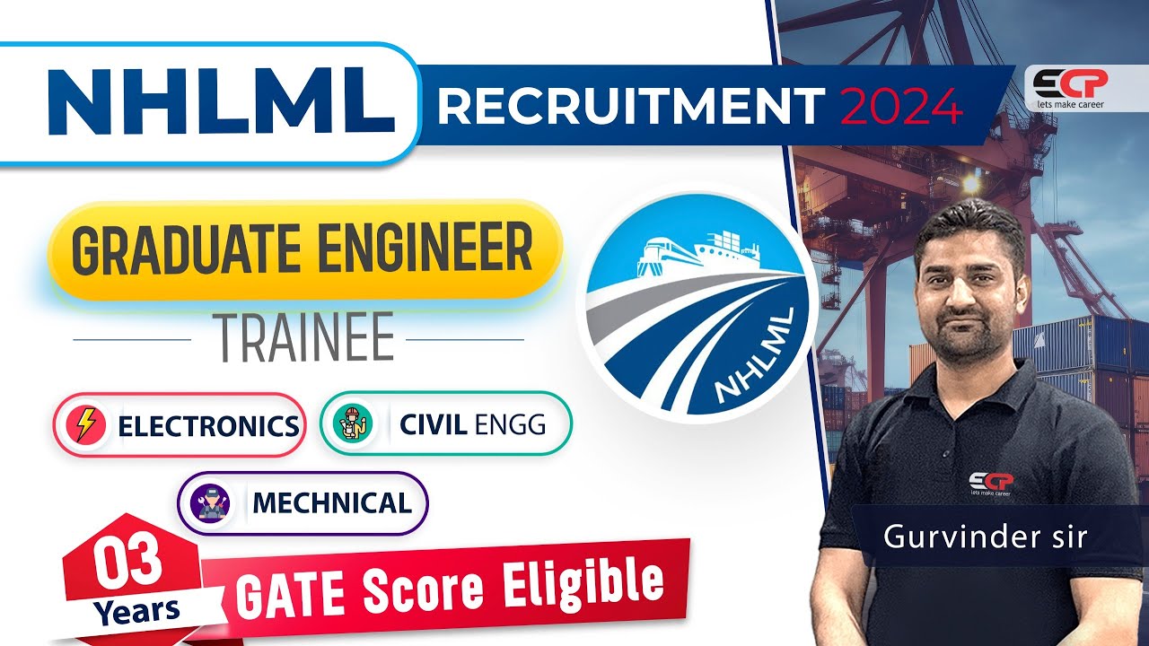 NHLML Recruiting Graduate Engineer Trainee through GATE 2022, 2023 ...
