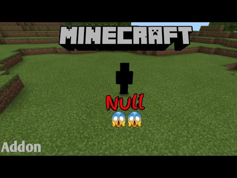 How to Spawn Null in Minecraft PE - YouTube