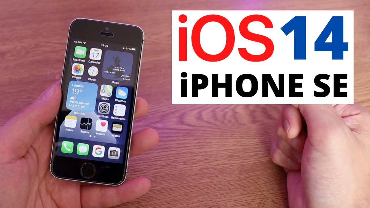 iPhone SE, iOS 14 - YouTube