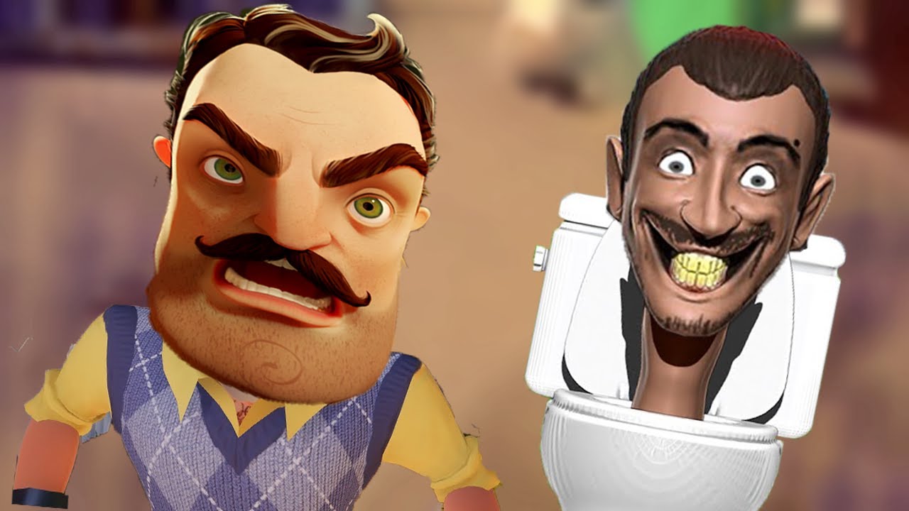Hello Neighbor | Skibidi toilet Kazım Usta Komik Montaj - YouTube
