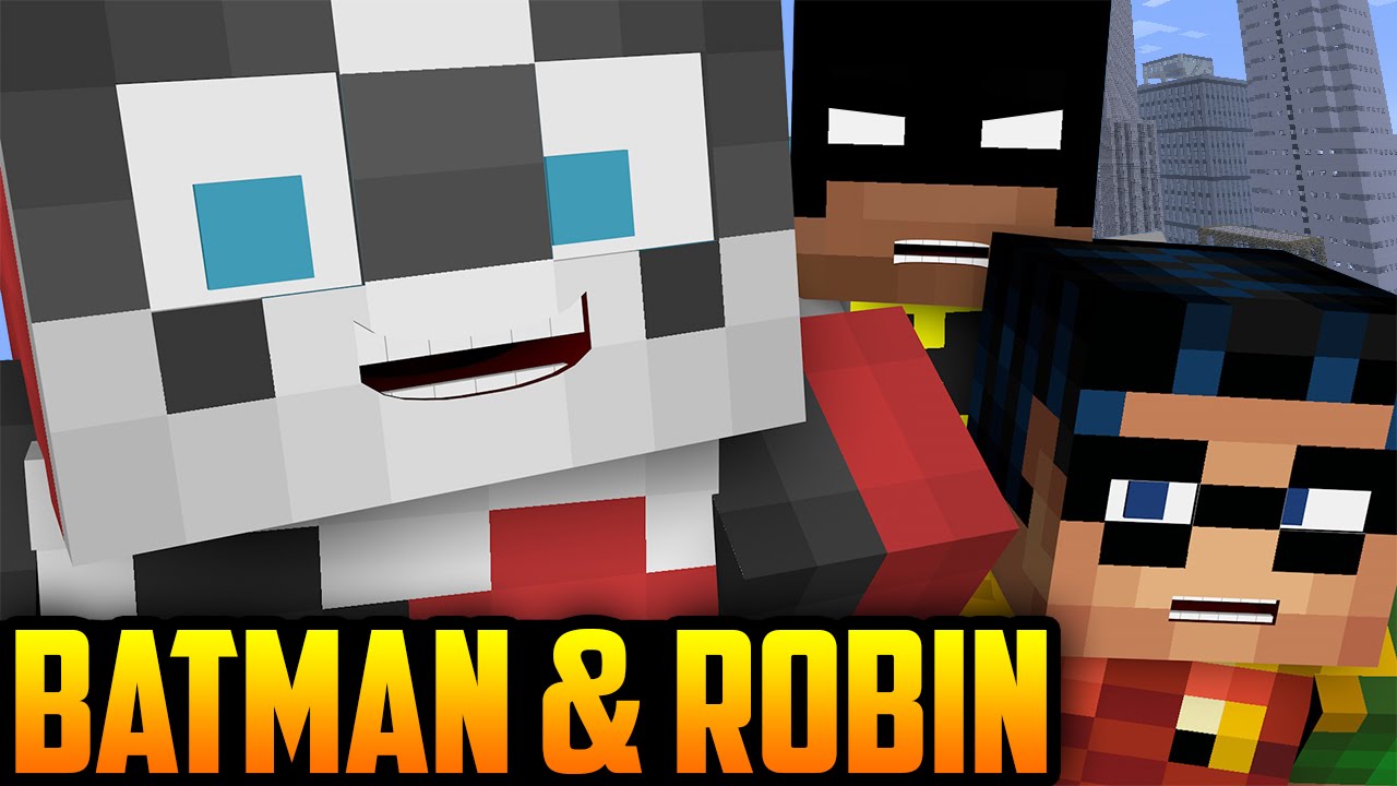 Minecraft City: Batman Gets Captured by Harley Quinn - YouTube