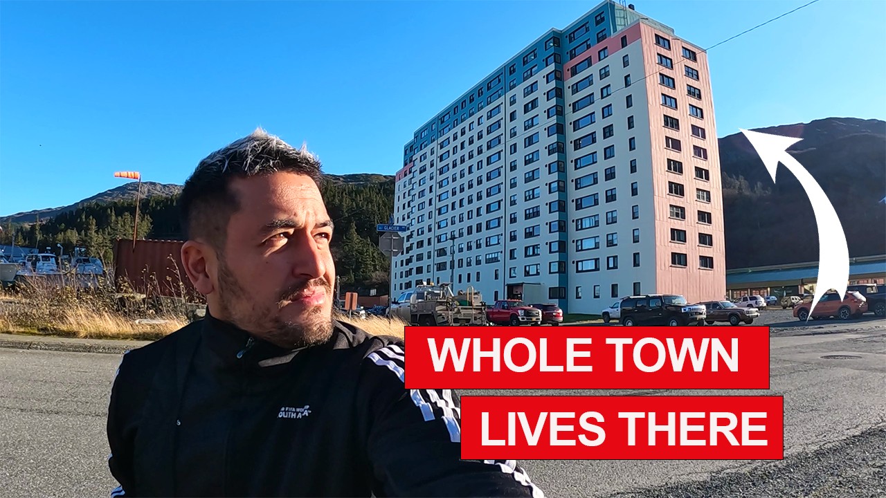 The whole town lives in one mega building 🇺🇸 - YouTube