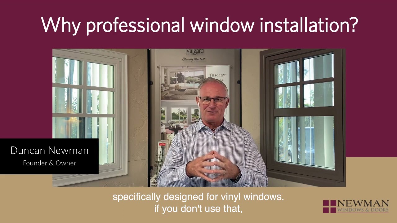 Why Professional Window Installation? | Newman Windows & Doors - YouTube