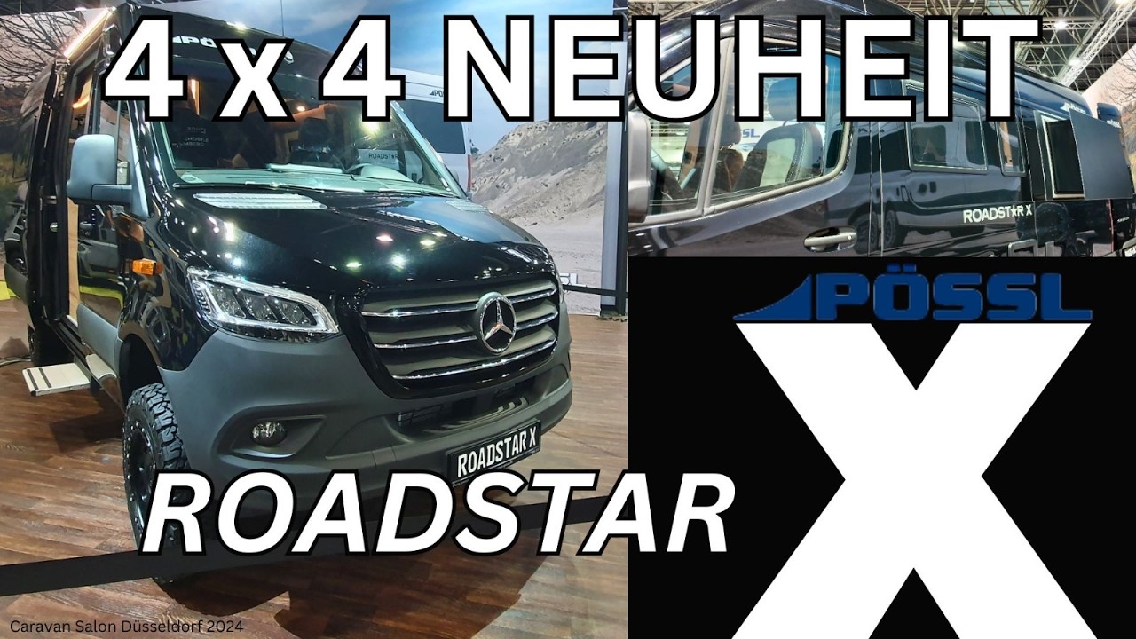 Weltneuheit auf 4x4 Der Roadstar X von Pössl mit Slideout auf dem ...