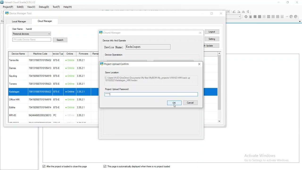 Haiwell Scada Cloud Upload Youtube