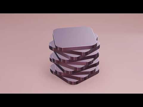 Spinning Tiles Animation - YouTube