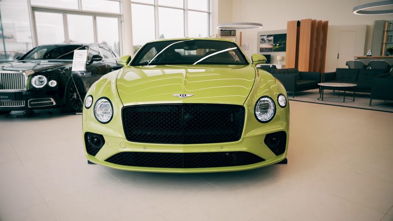 Bentley Continental GT V8 в кольорі Radium - YouTube