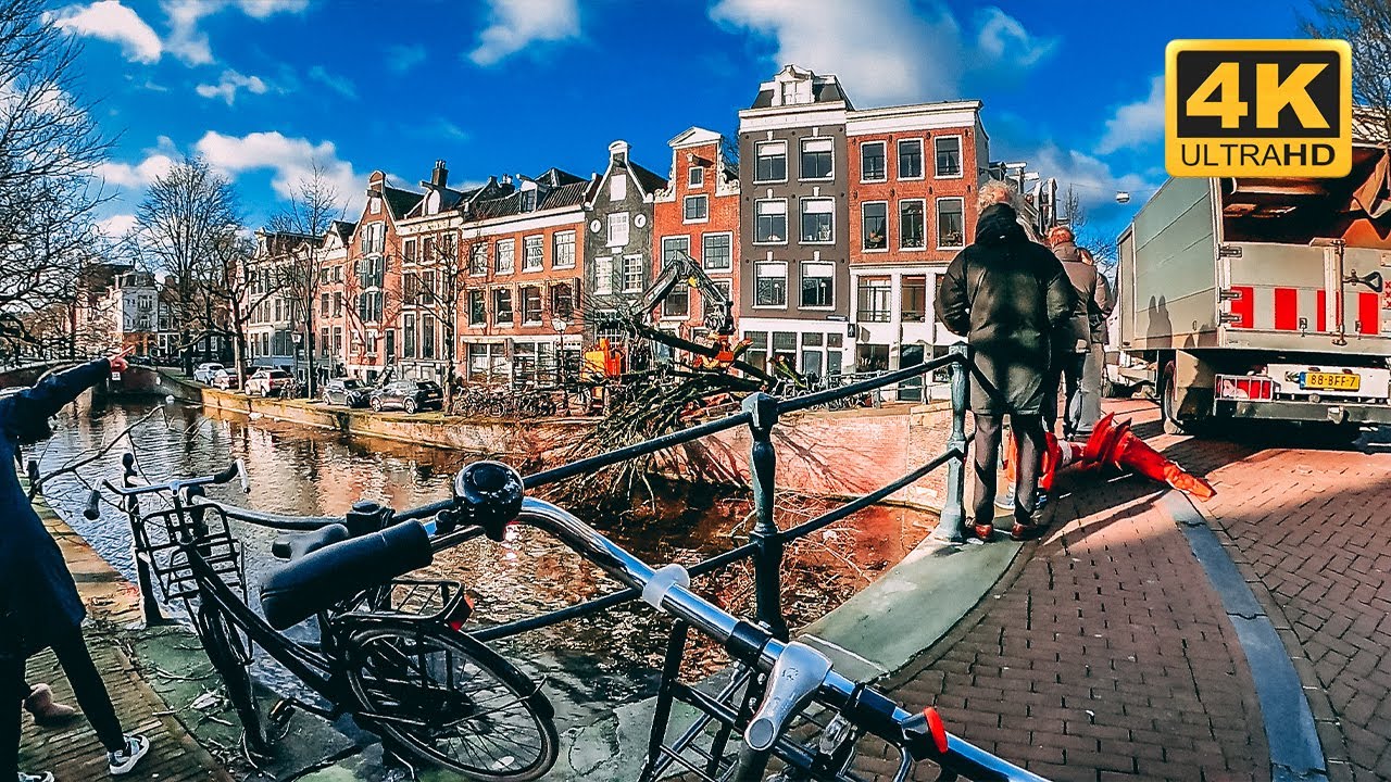 February 19 in Amsterdam | After Big STORM hit Europe - YouTube