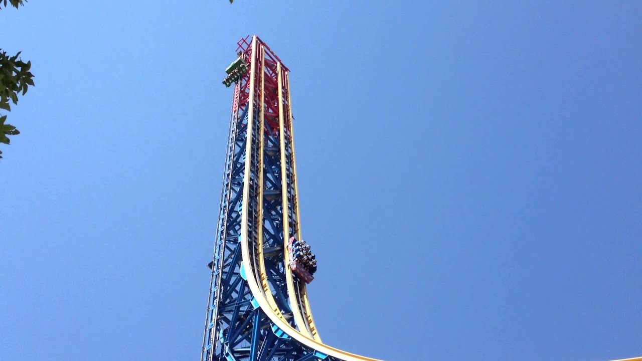 Six Flags - Magic Mountain: Superman roller coaster - YouTube