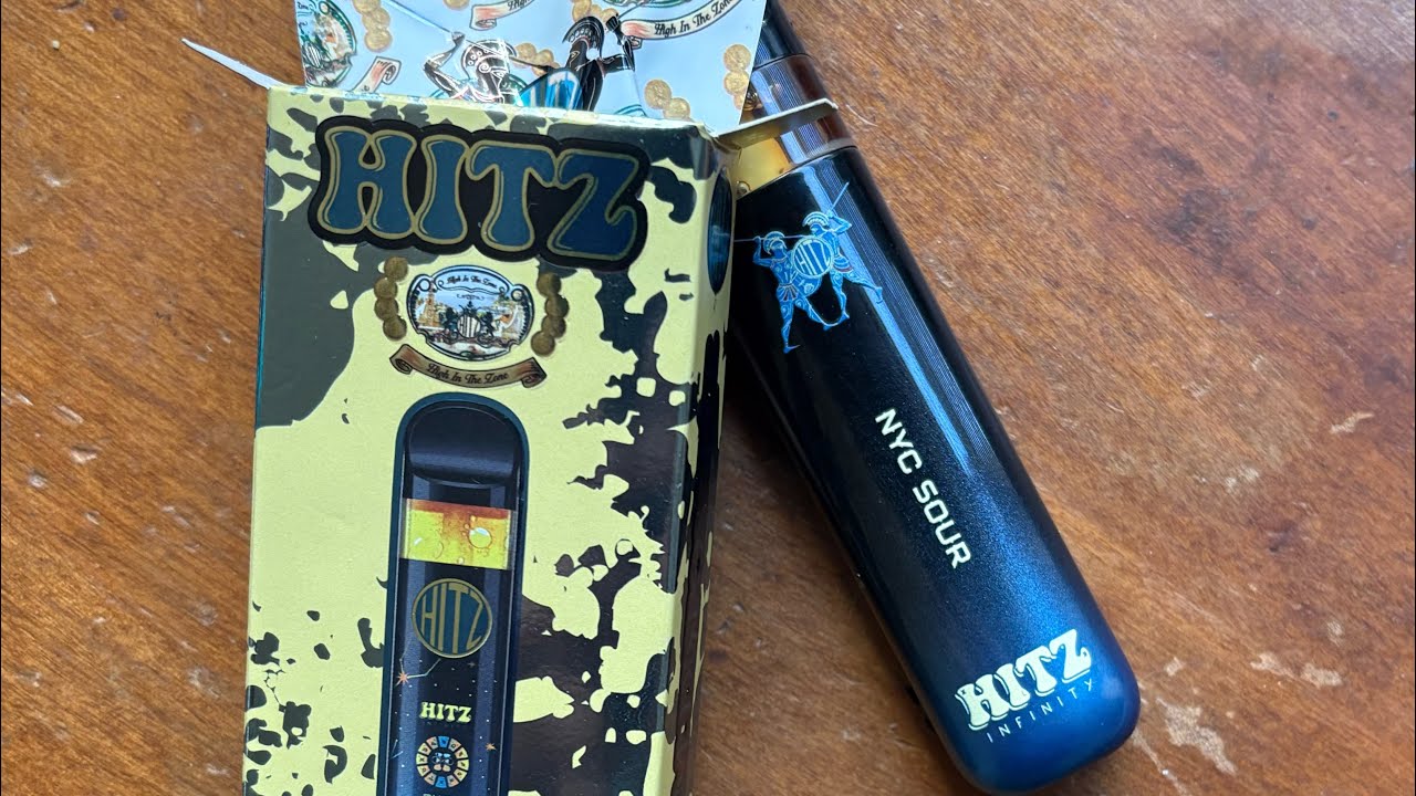 Trying New Hitz Infinity 2G Disposable - YouTube