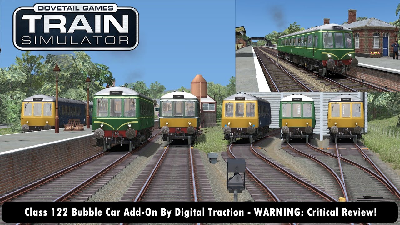 TS Classic - Digital Traction Class 122 Bubble Car DLC Review (Warning ...